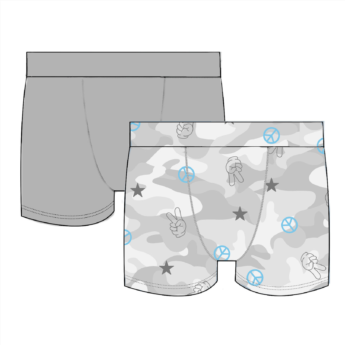 esme- Maverick 2-Boxer Pack – Ragg Tattoo