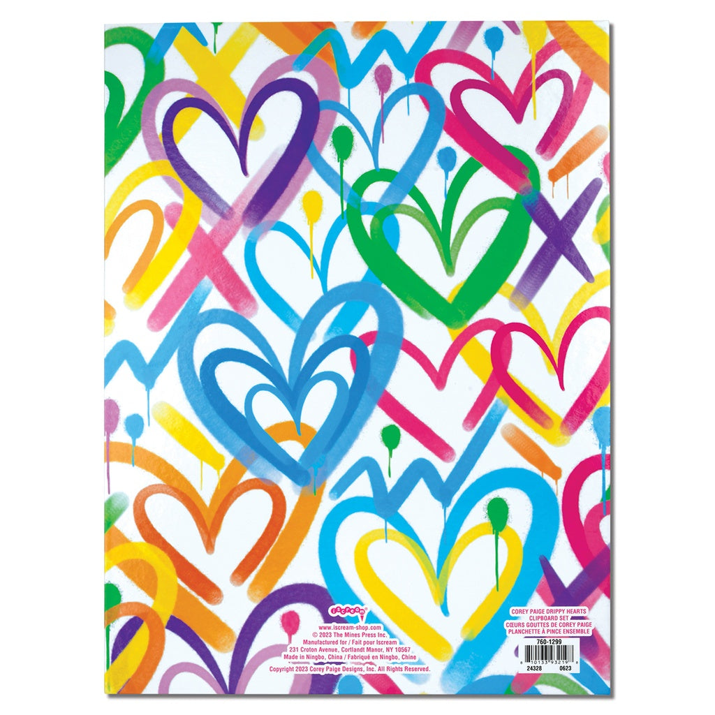 iscream- Corey Paige Hearts Clipboard Set – Ragg Tattoo