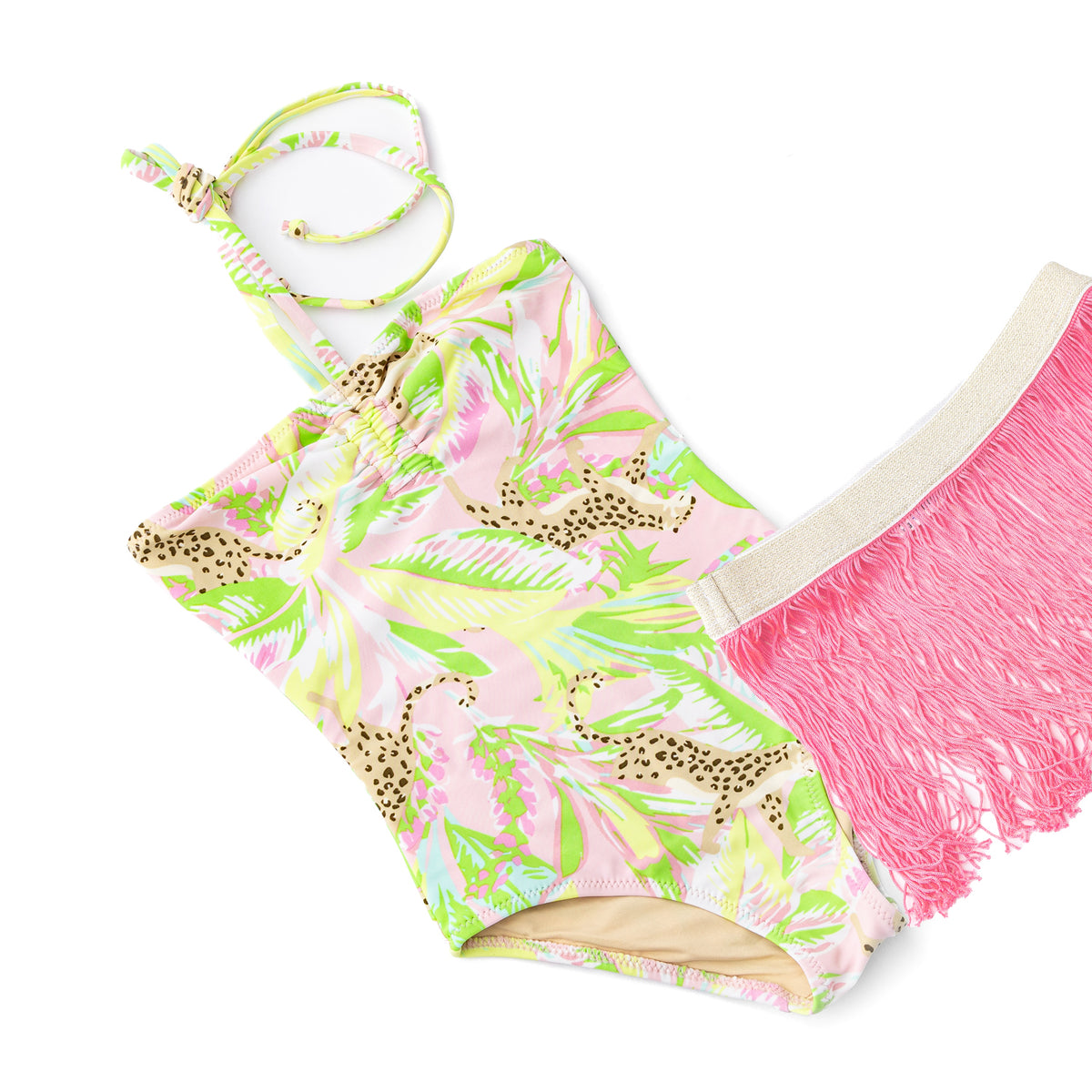 Shade Critter- Leopard Swimsuit & Skirt – Ragg Tattoo