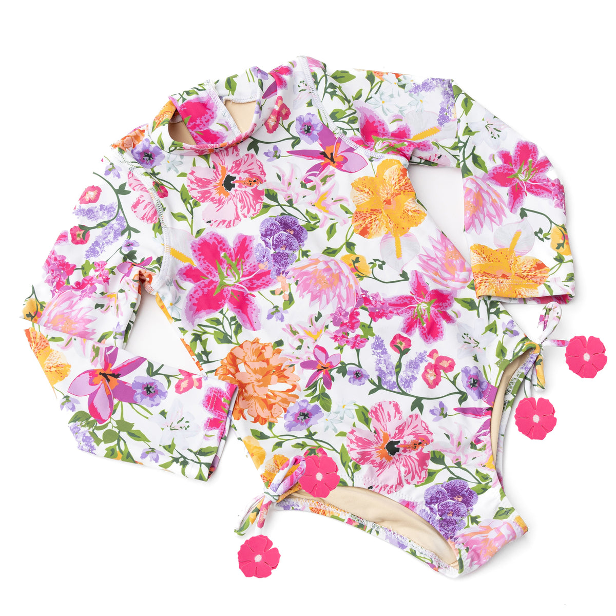 Shade Critter- Summer Gardens Long Sleeve Swimsuit – Ragg Tattoo