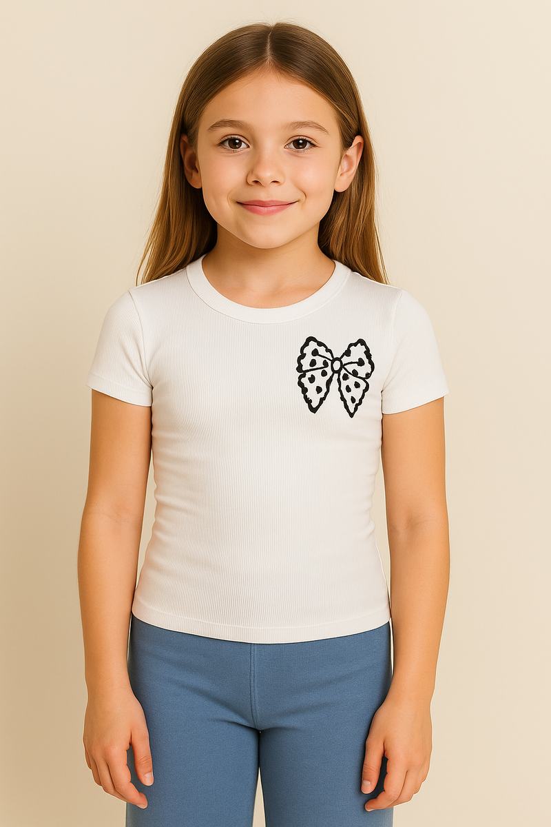 FIREHOUSE- Polkadot Bow Shirt – Ragg Tattoo